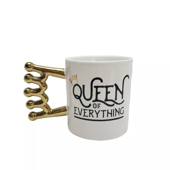 Kitchen | Bigmouth The Queen Of Everything Mug 2 Oz With Royal Handle ...